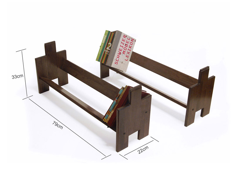 The Paperback Writer | Wooden Stackable Book Shelf (Mahogany Colour ...